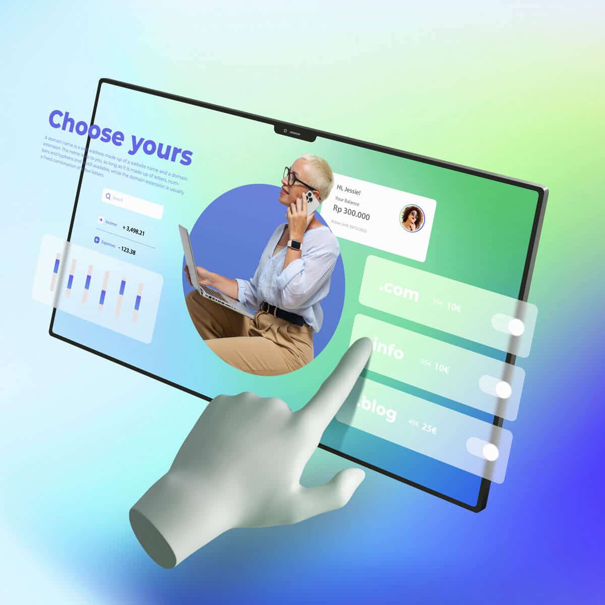 Qué es Template y Diseño Personalizado - Mouse Interactivo