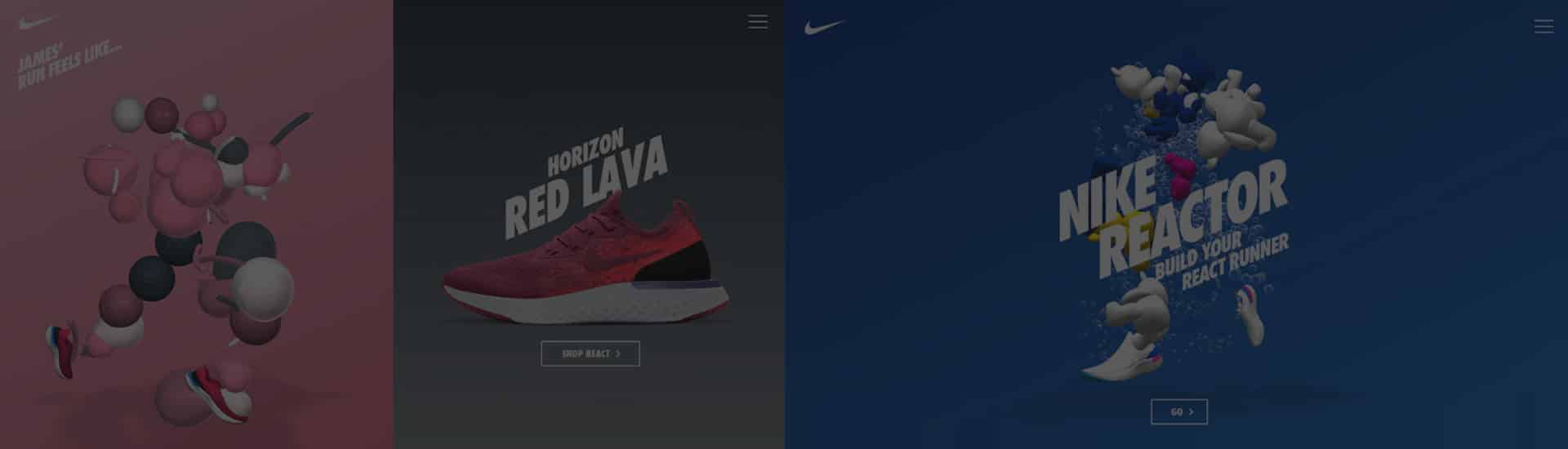 Nike Reactor el sitio web desarrollado con WebGL - Agencia de ...