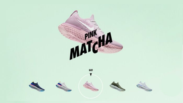 Nike Reactor el sitio web desarrollado con WebGL