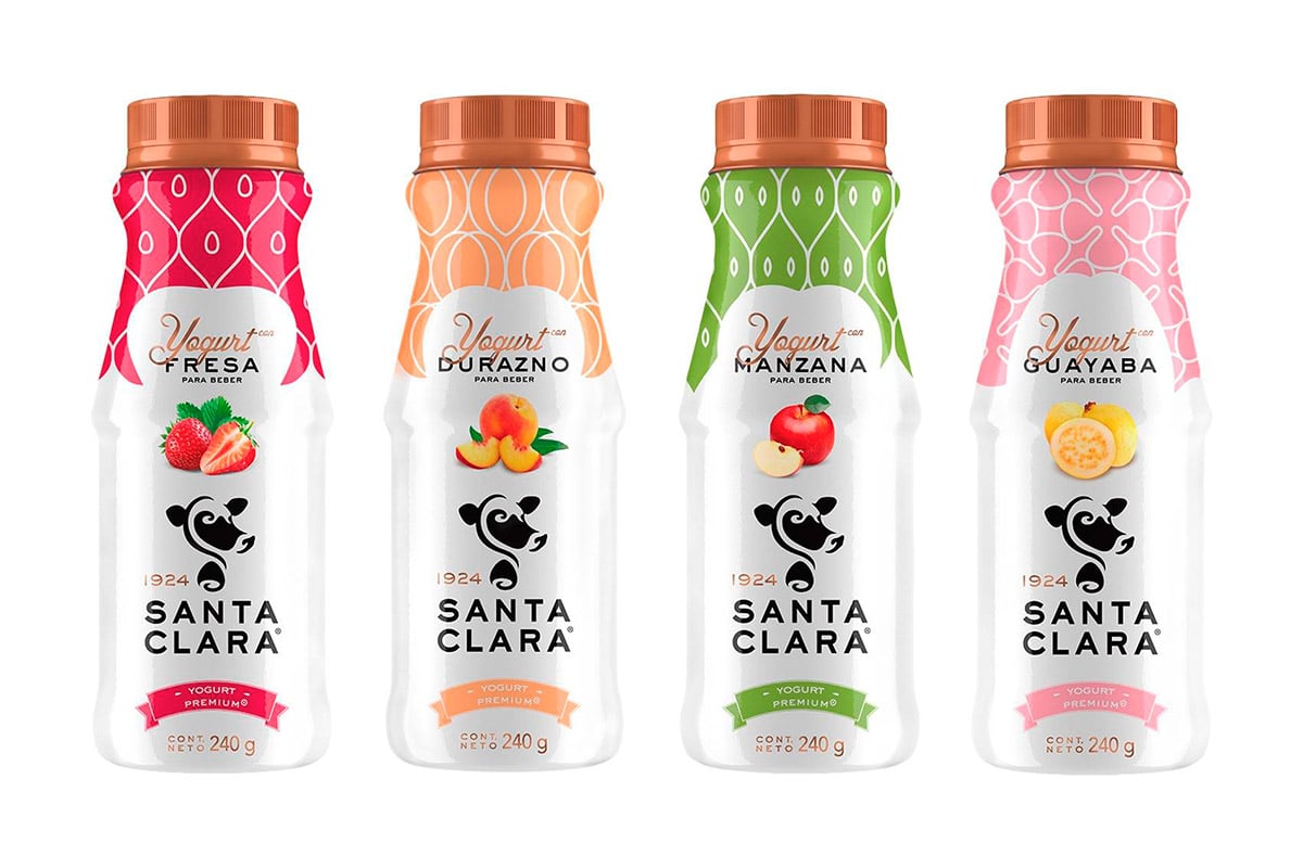El rediseño de la marca de lácteos Santa Clara, del grupo Coca-Cola